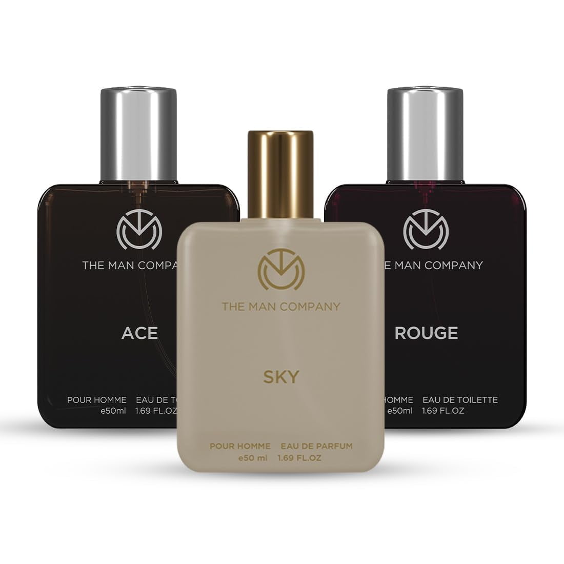 The Man Company Daily Delight Perfume Gift Set For Men Pack Of 3 X 50ml ...