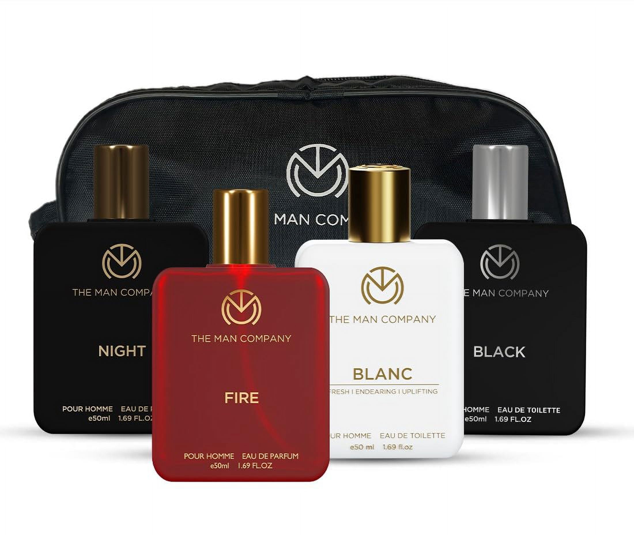 The Man Company Premium Perfume Gift Set With A Pouch For Men Pack Of 4 ...