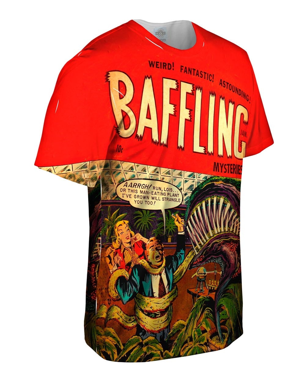 Man Eating Plant Comic Retro Mens T-Shirt All Over Print - Walmart.com