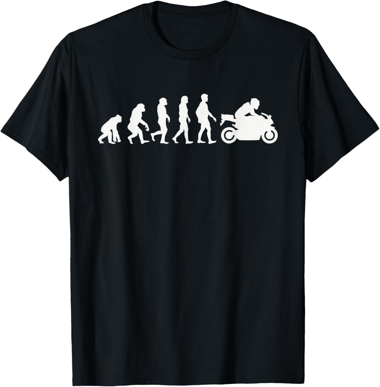 Man Evolution Motorcycle Crotch Rocket Sports Bike T-Shirt men and ...