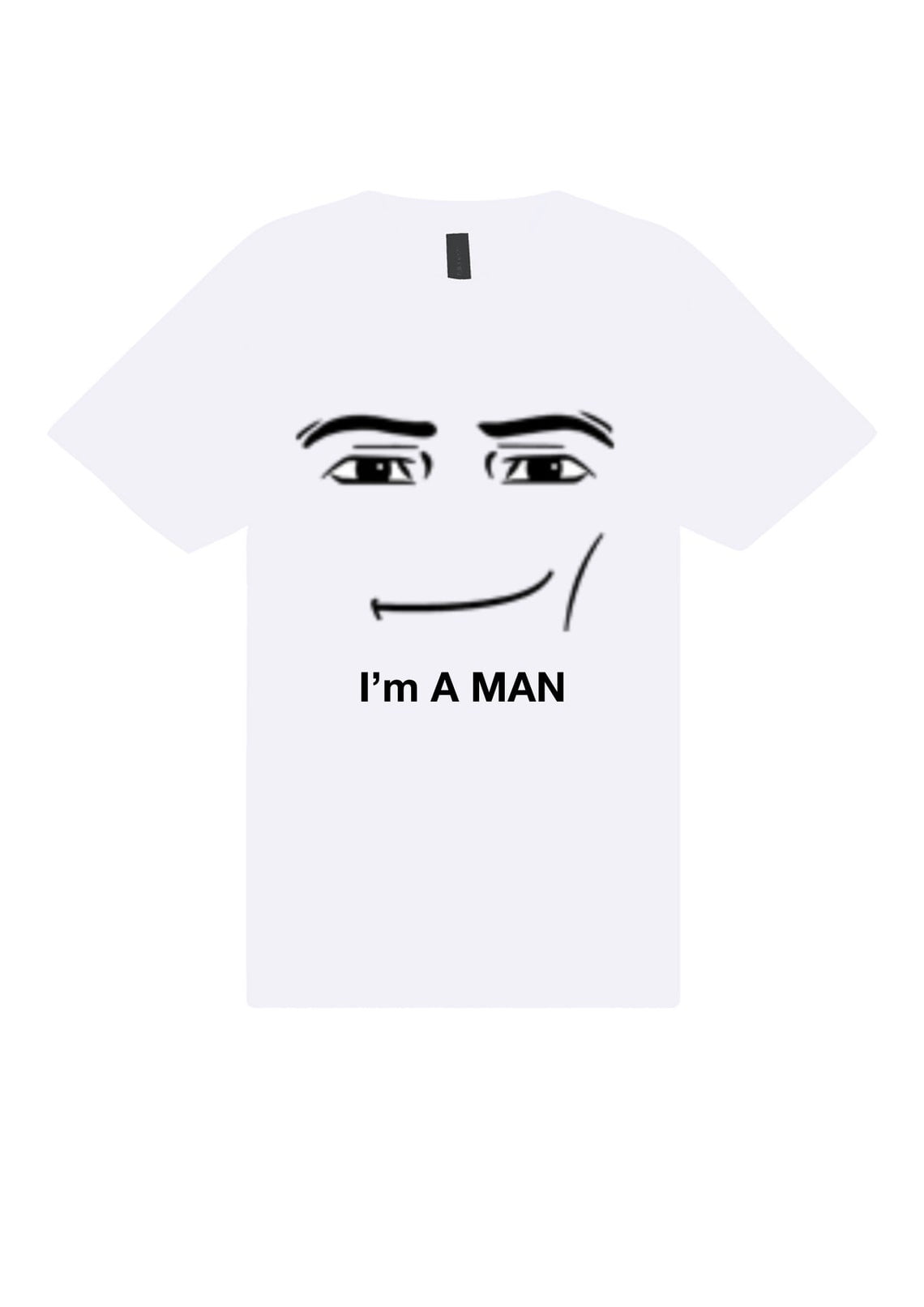 Man Face T-shirt, Roblox Man-Face Meme Shirt Fuuny Unisex T-shirt for ...