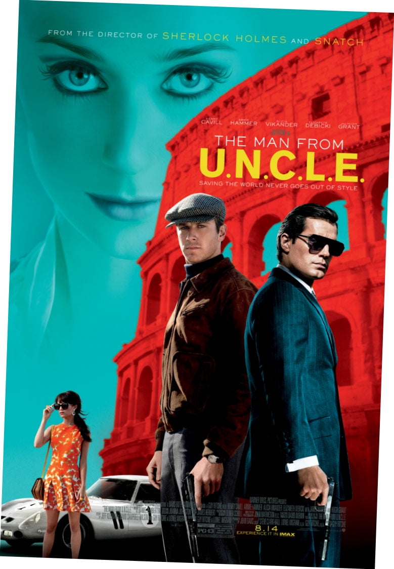 Man From Uncle poster Metal Sign 8inx 12in Metal Art Print 8x12 Square ...