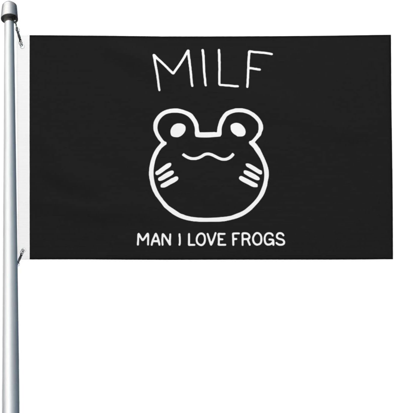 Man I Love Frogs Flag 3x5 Ft Outdoor Decoration Banner Yard Flag With ...