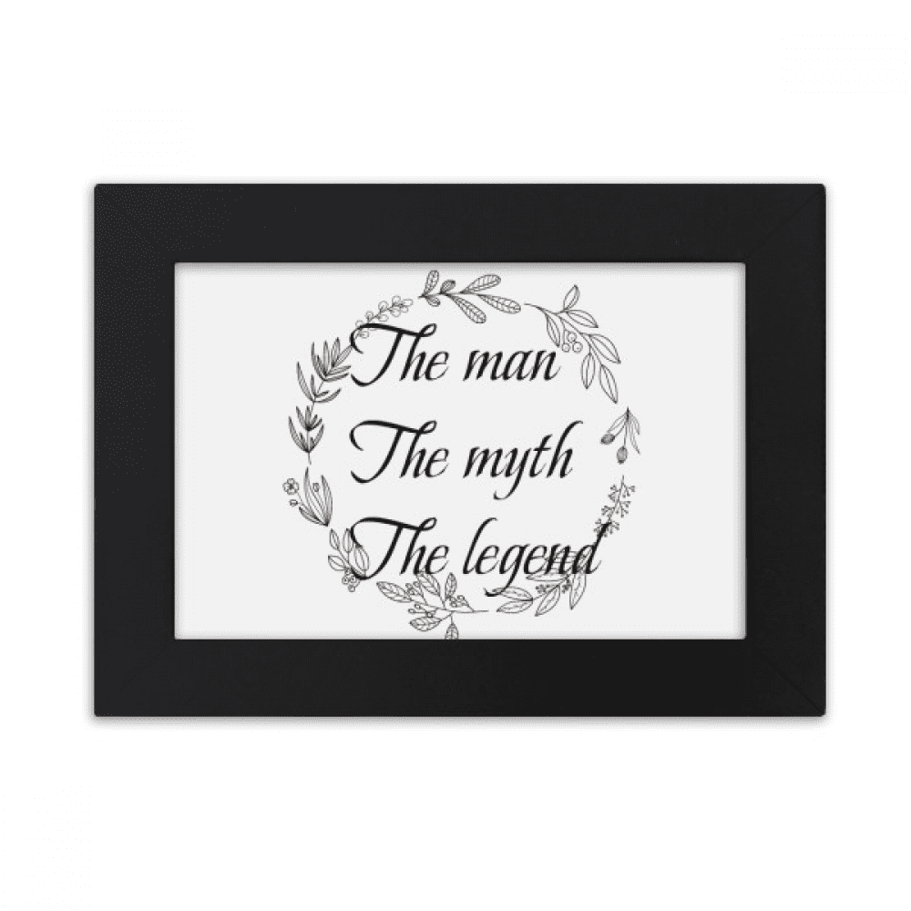 Man Legendary Wreath Hand-painted Desktop Photo Frame Ornaments Picture ...