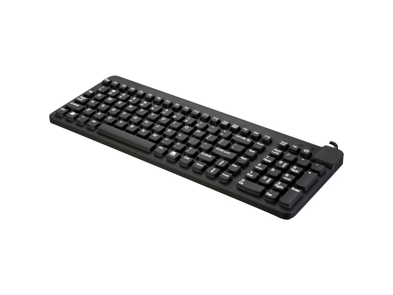 Man & Machine Premium Full Size Waterproof Disinfectable Keyboard ...