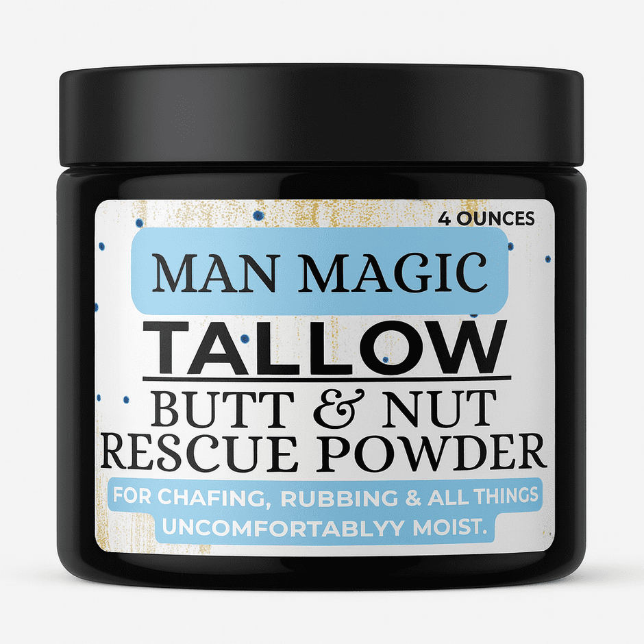 Man Magic: Butt & Nut Powder- The Dry, Silky, Stay-Fresh Superhero-For ...