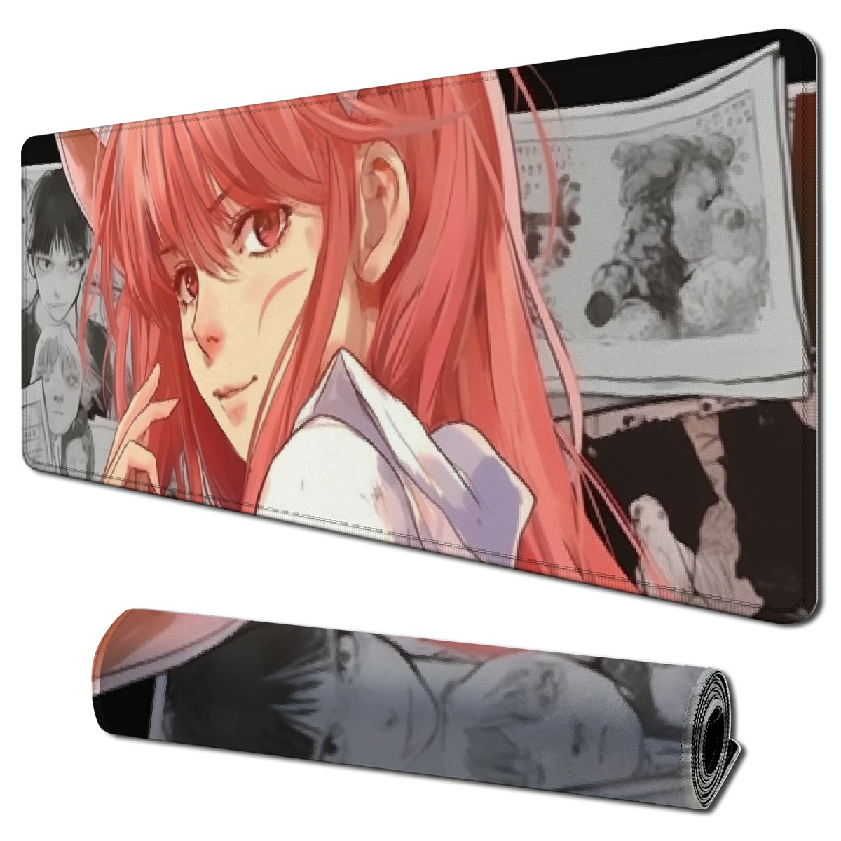 Man Mousepad Ultra Thick Rubber Large Gaming Mouse Pad Mat Anti-Slip ...