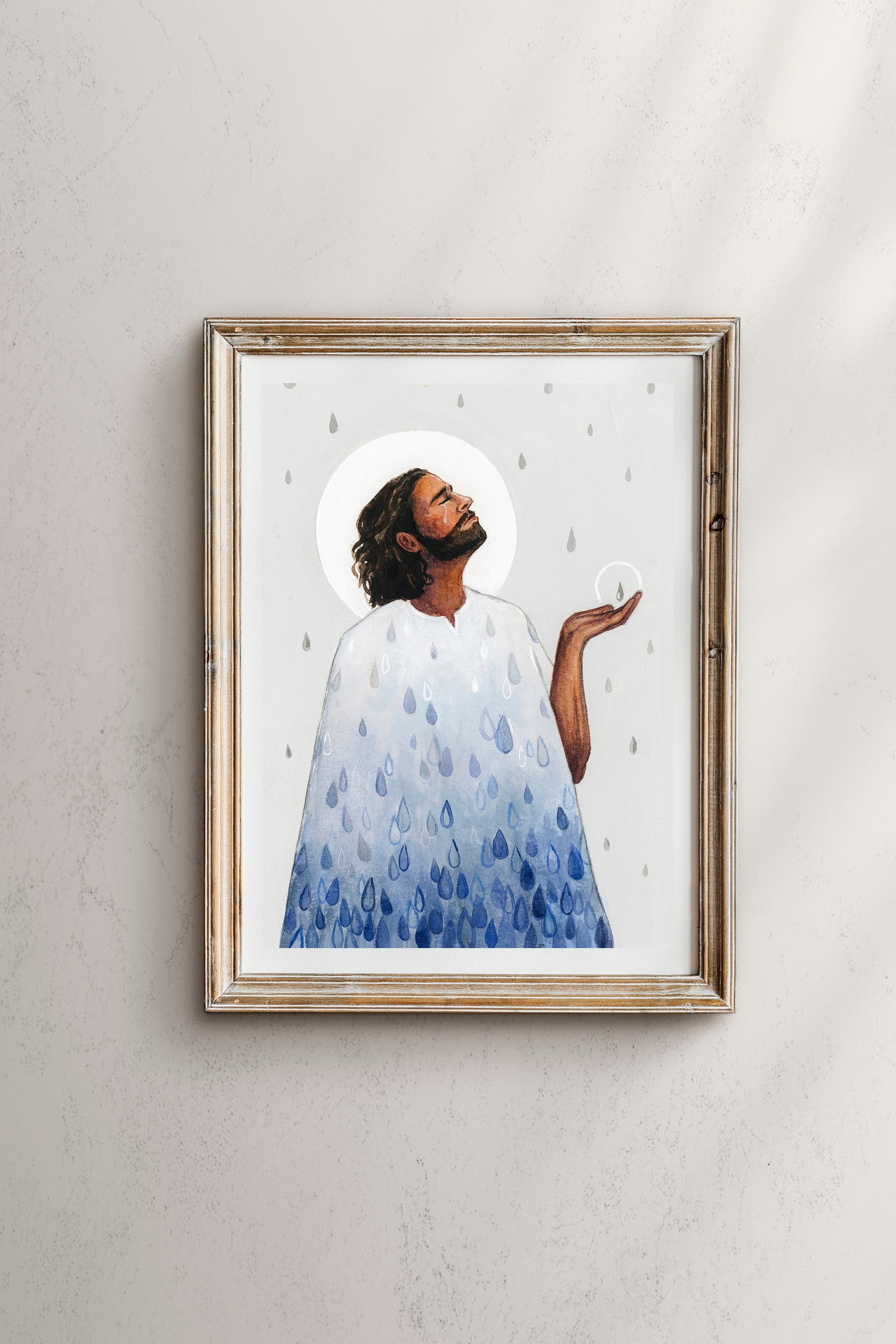 Man Of Sorrows Art Print: Jesus Christ Artwork, Religious Lds Art Warm ...