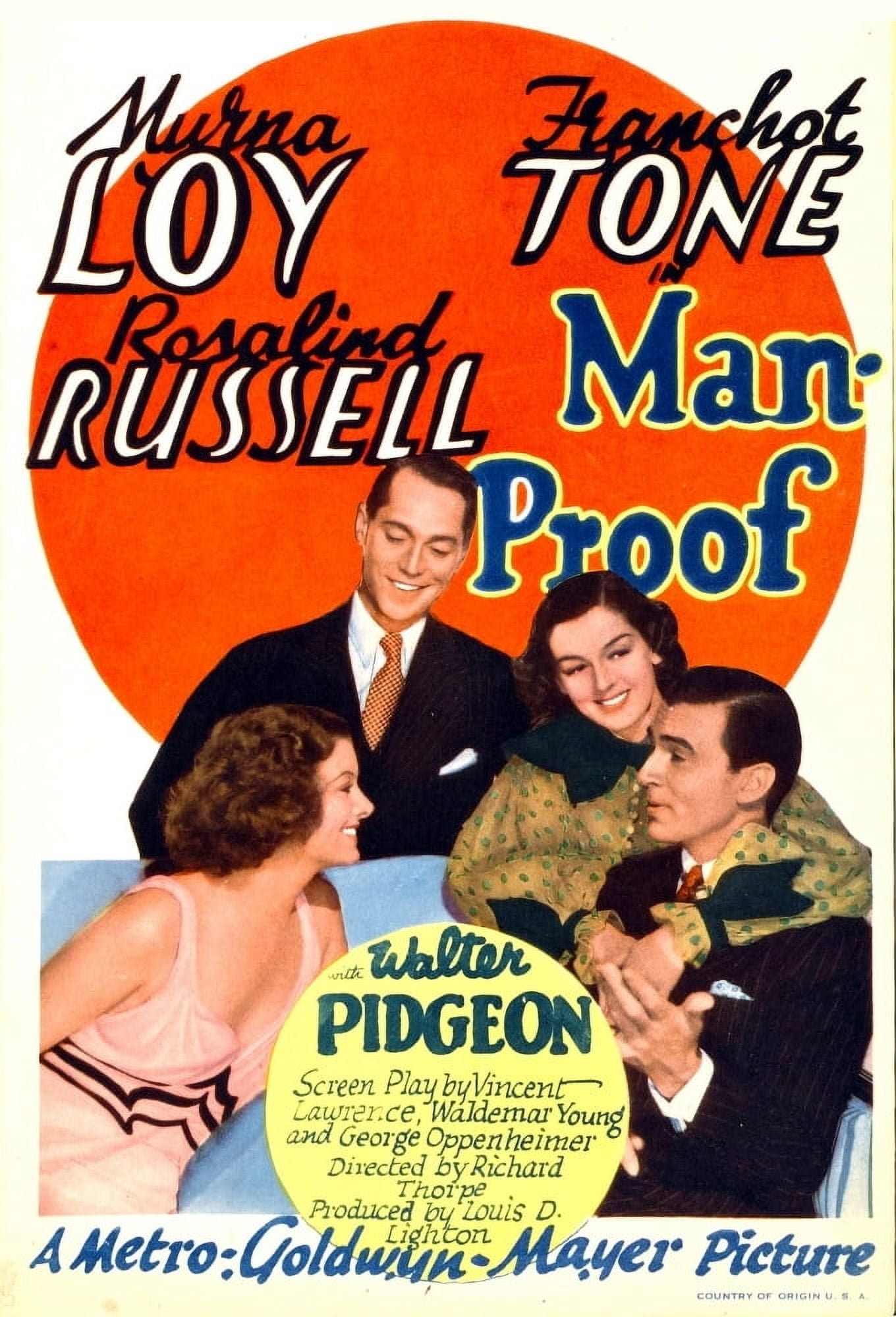 Man-Proof Movie Poster Masterprint - Walmart.com