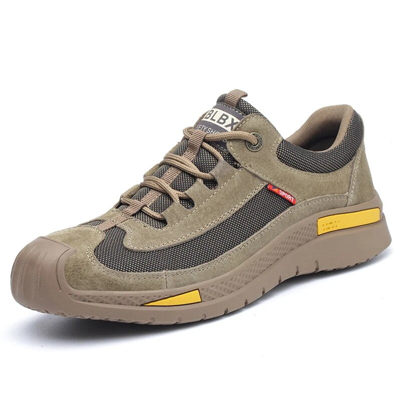 Man Safety Shoes Puncture-Proof Work Sneakers Lightweight Work Shoes ...