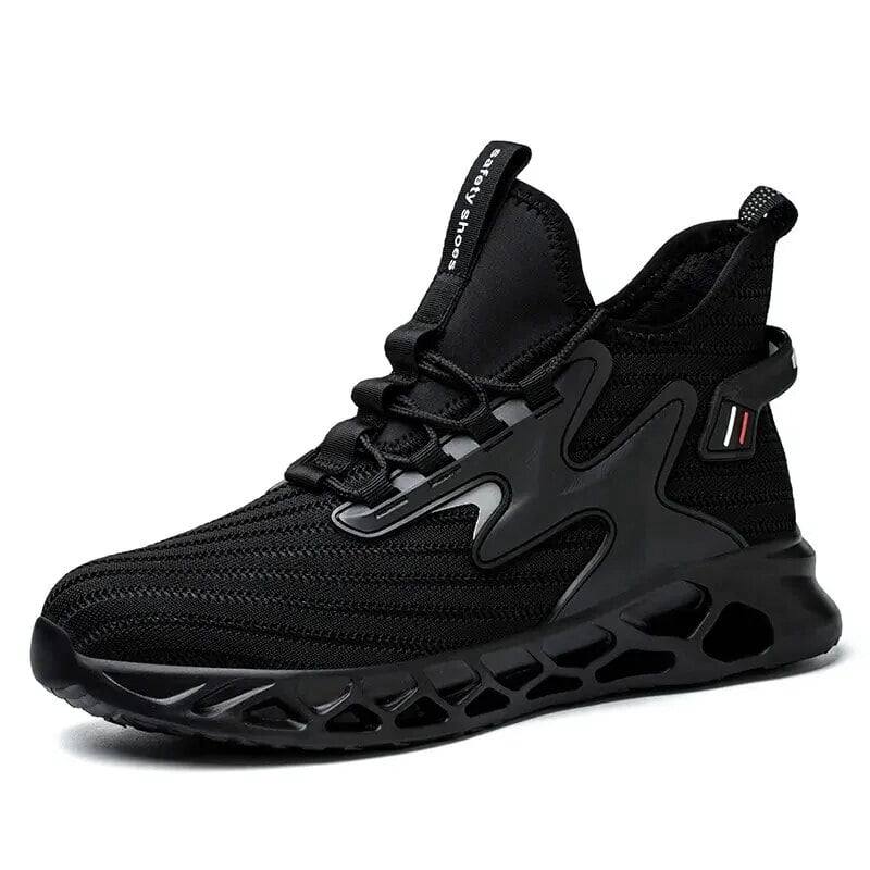 Man Safety Shoes Puncture-Proof Work Sneakers Lightweight Work Shoes ...