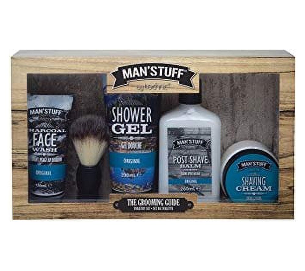 Man'Stuff 999714 The Grooming Guide Gift Set, Multi Colored - Walmart.com