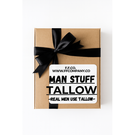 Man Stuff Gift Set: Vanilla Mint Shampoo & Body Bar, Vanilla Tallow ...