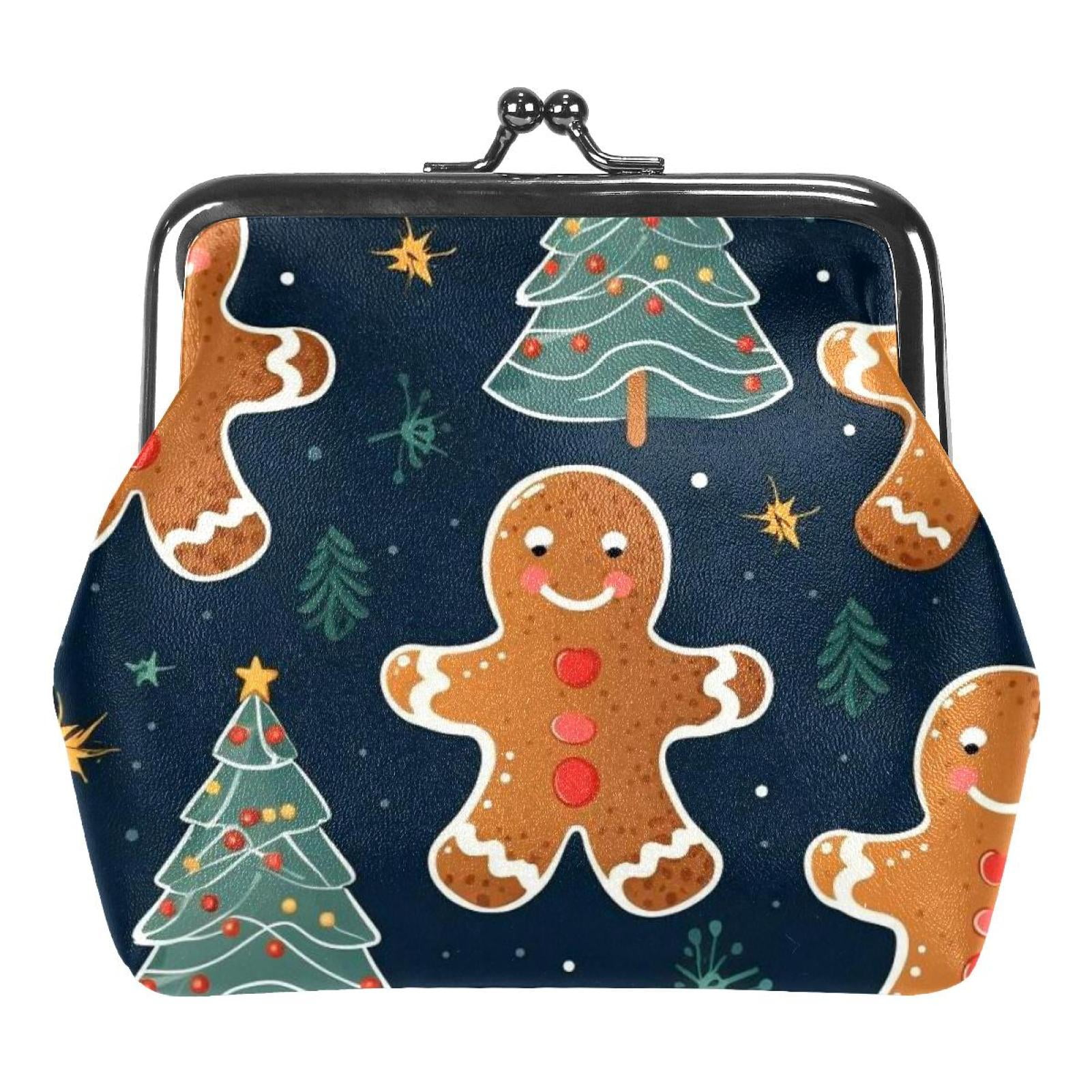 Man Stylish Coin Purse with 0.7 Microfiber & Zinc Alloy Jaws for on-the ...