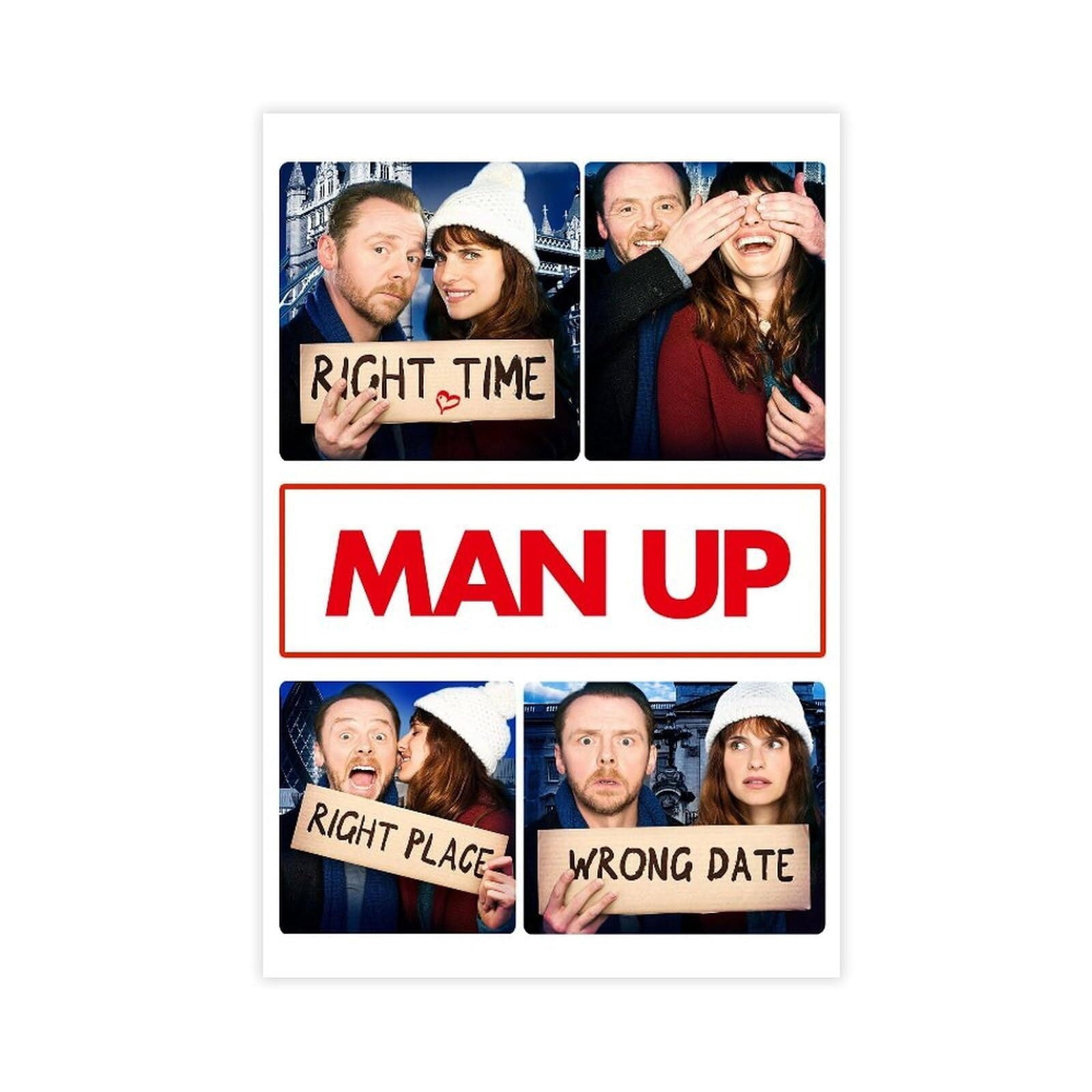 Man Up Movie Classic Art Poster Covers 3 Canvas Poster Bedroom Decor ...