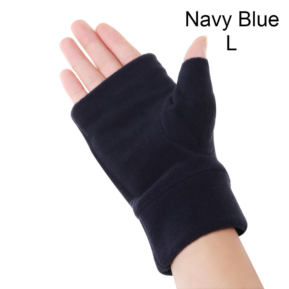 Man Women Windproof Running Fitness Gloves Touch Screen Half Finger ...