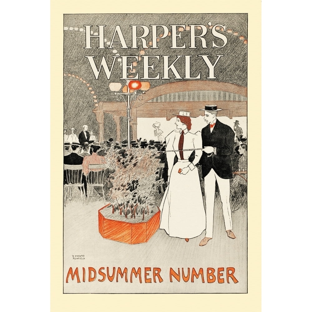 Harper's weekly midsummer number Poster Print by Edward Penfield (18 x ...
