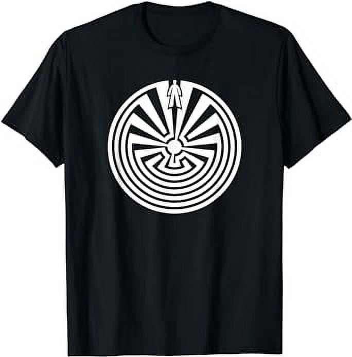 Man in the maze, journey through life, labyrinth, mythology T-Shirt ...
