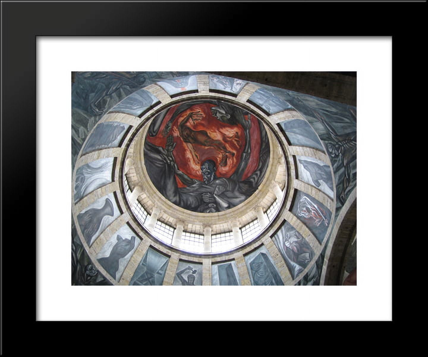 Man of Fire 20x24 Framed Art Print by Orozco, Jose Clemente - Walmart.com