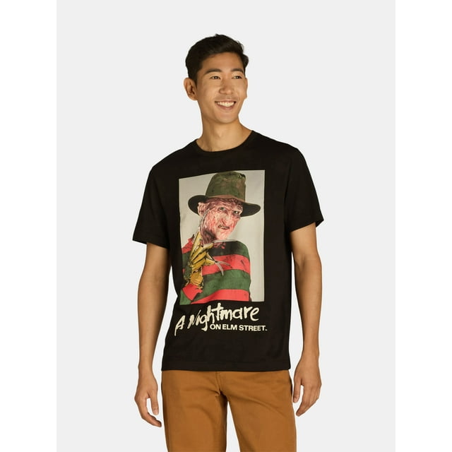 Nightmare on Elm Street Men's Man of Your Dreams Graphic Tee with Short ...