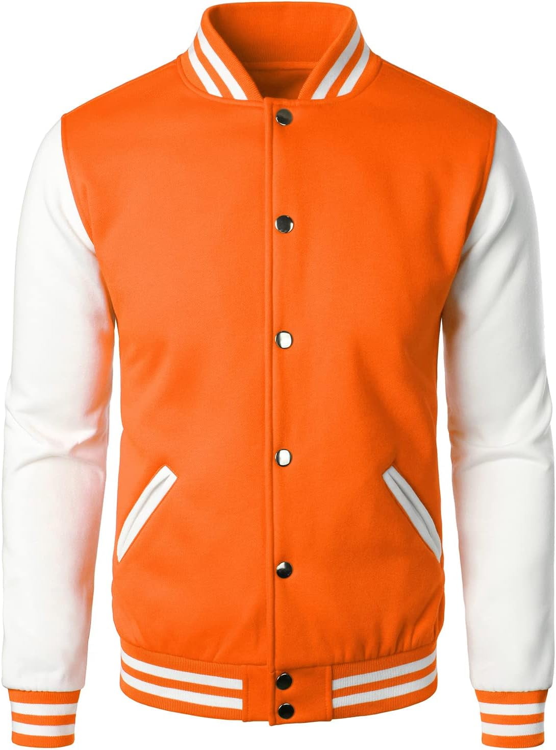 Man’s Varsity Baseball Jacket Cotton Blend Letterman Jackets - Walmart.com