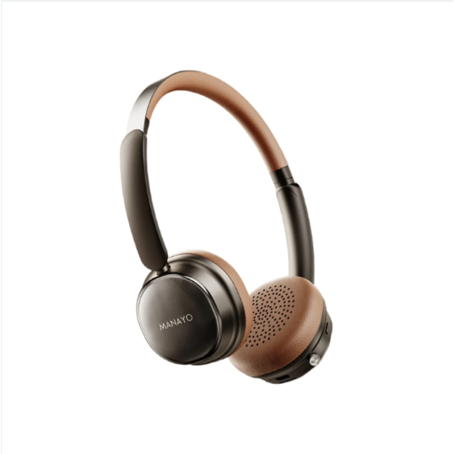 ManAyo Retro on-Ear Wireless Headphones with Active Noise Cancelling ...