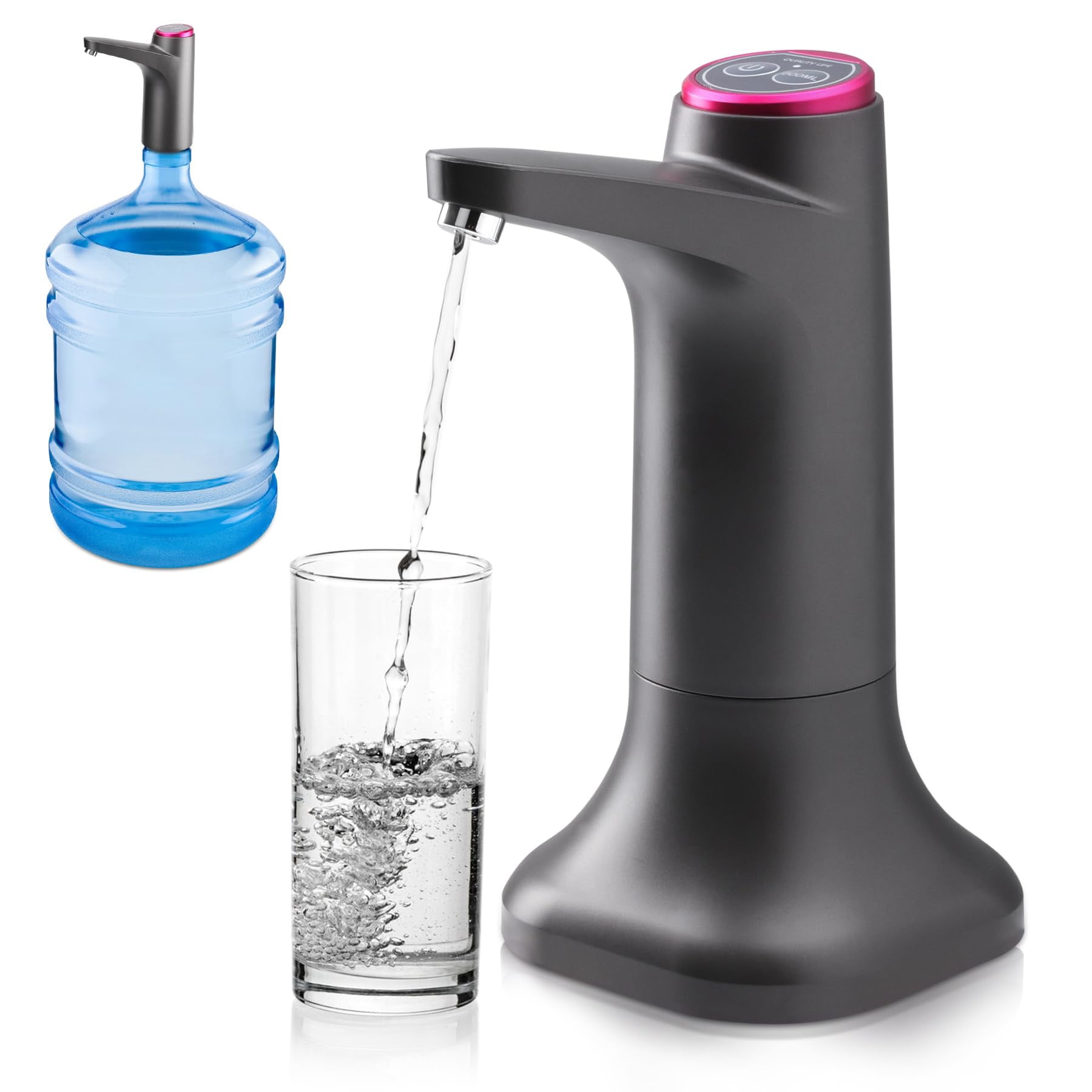ManYmbyan Water Dispenser, Rechargeable Wireless Water Pump with 2 ...