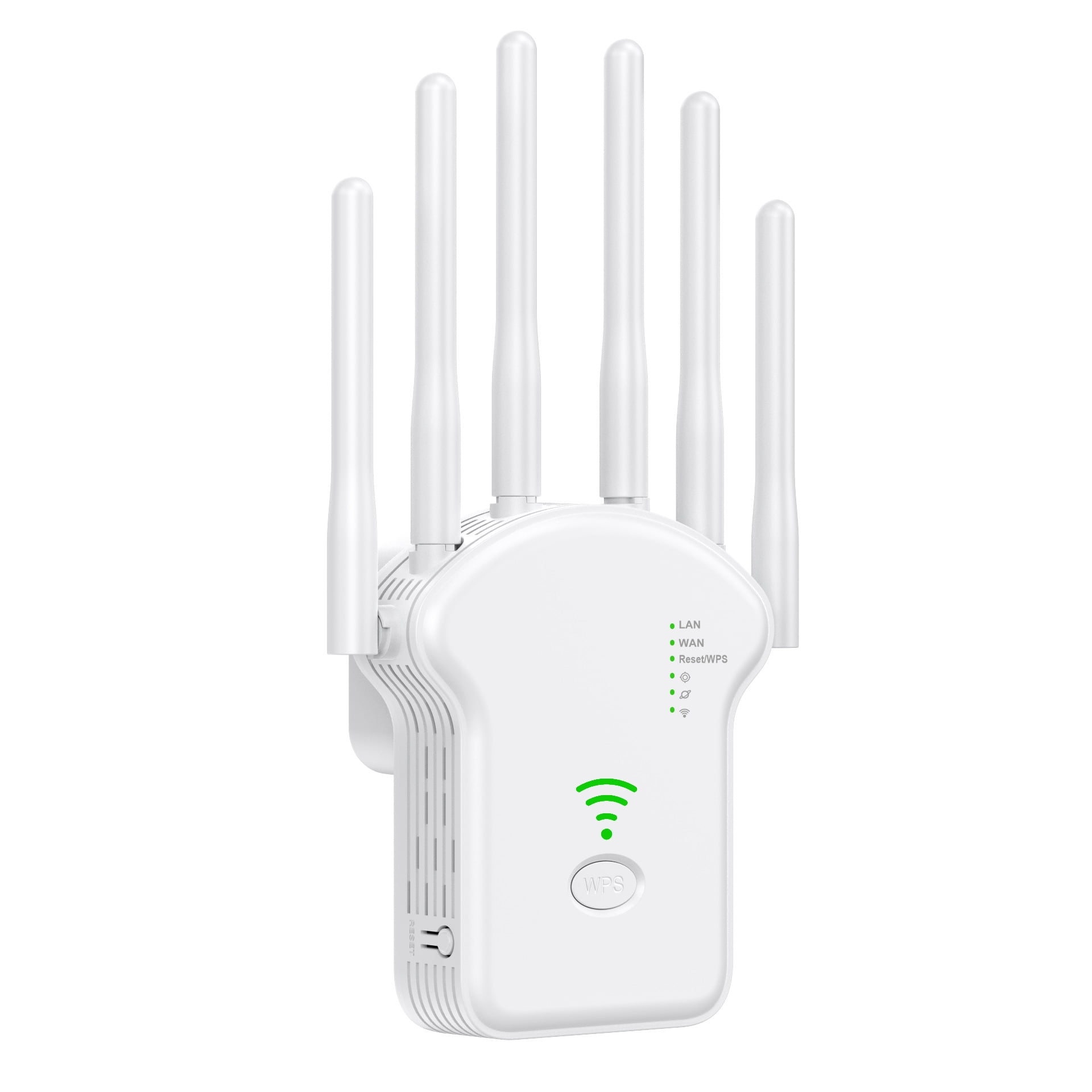 ManYmbyan WiFi Extender Signal Booster 1200Mbps, Covers up to 5000 Sq ...