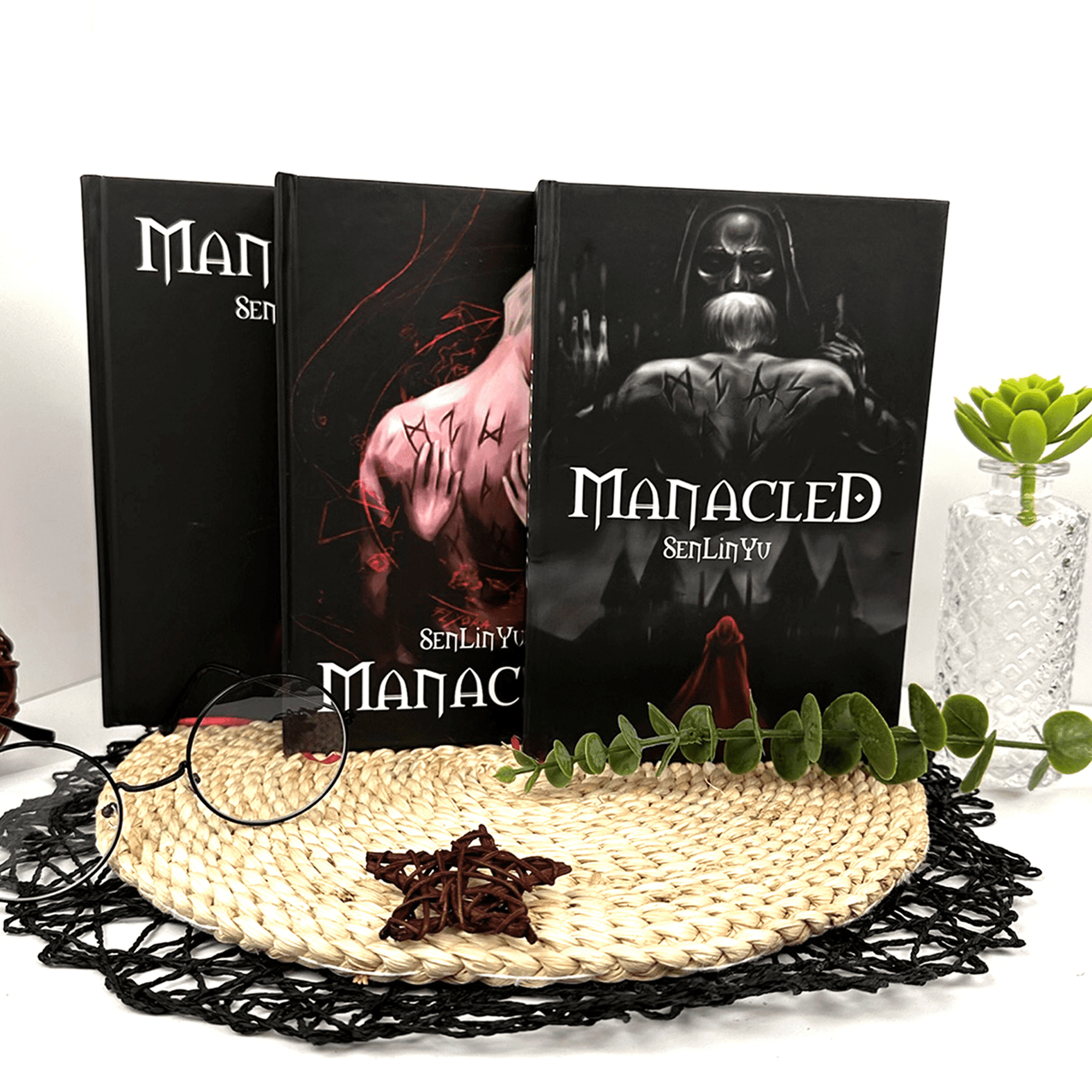 Manacled Deluxe 3-Volume Set, Illustrated, Poster Included, New Cover ...