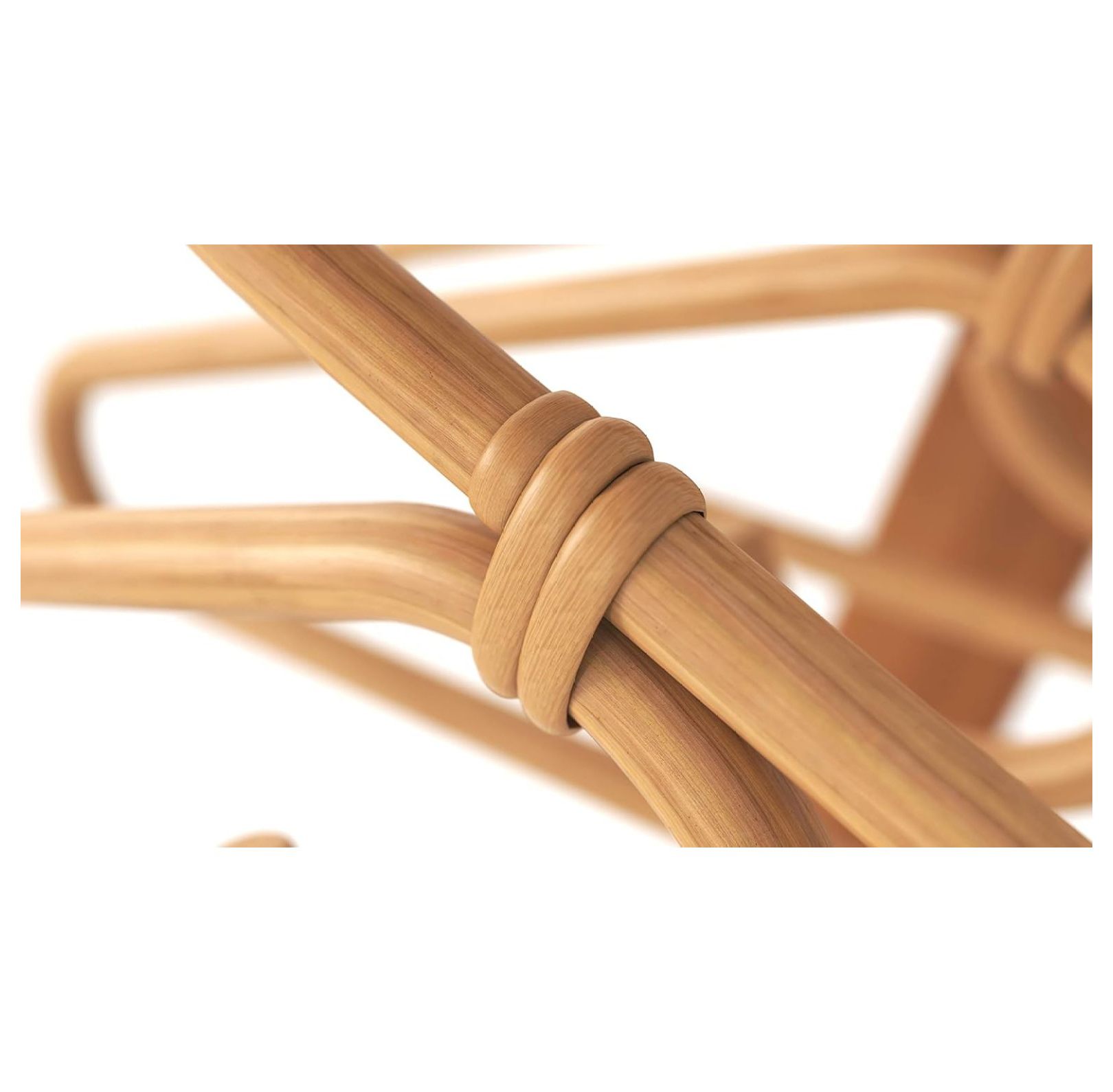 Manada Clear-Shield Set of Four Natural Rattan Clothes Hanger - Walmart.com