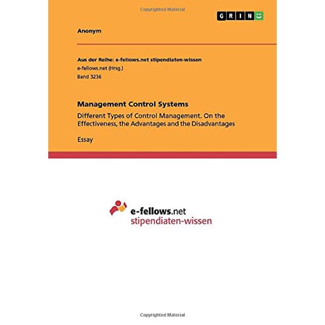 Management Control Systems: Different Types Of Control Management. On ... Management Control Systems: Different Types Of Control Management. On ...