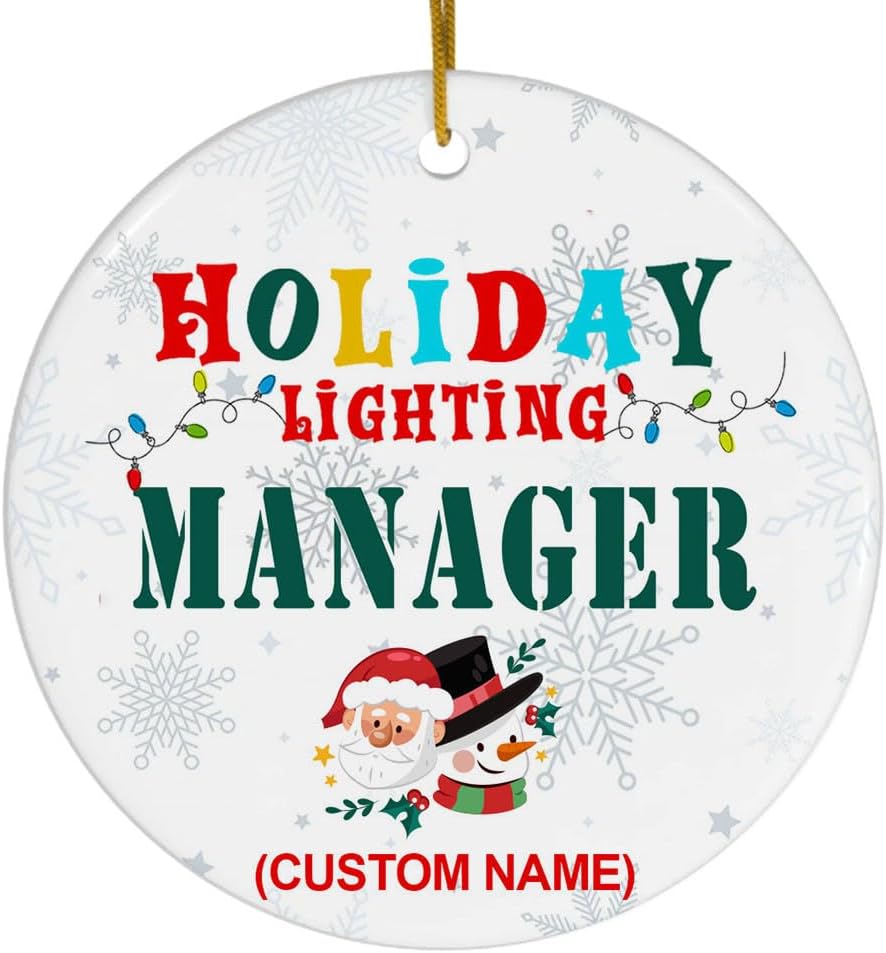 Manager Christmas Ornaments 2025 for Women Friendship, Appreciation ...