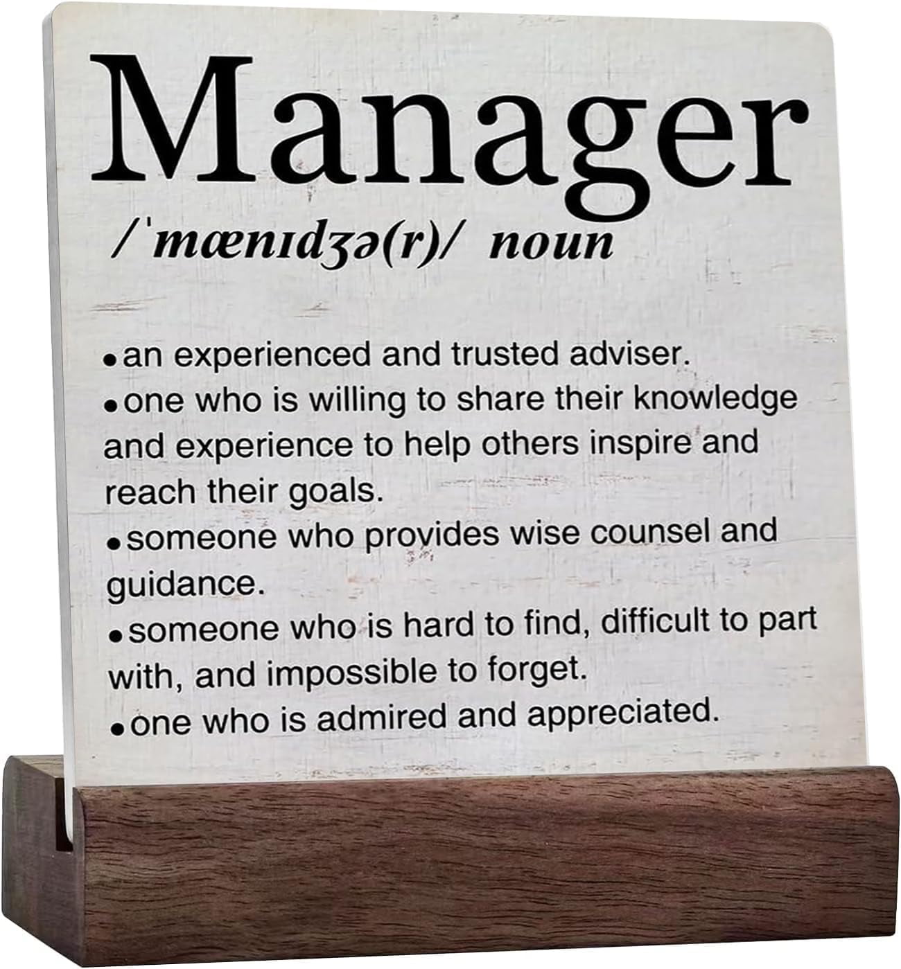 Manager Gifts Manager Definition Art Ceramic Table Sign Decor Boss ...