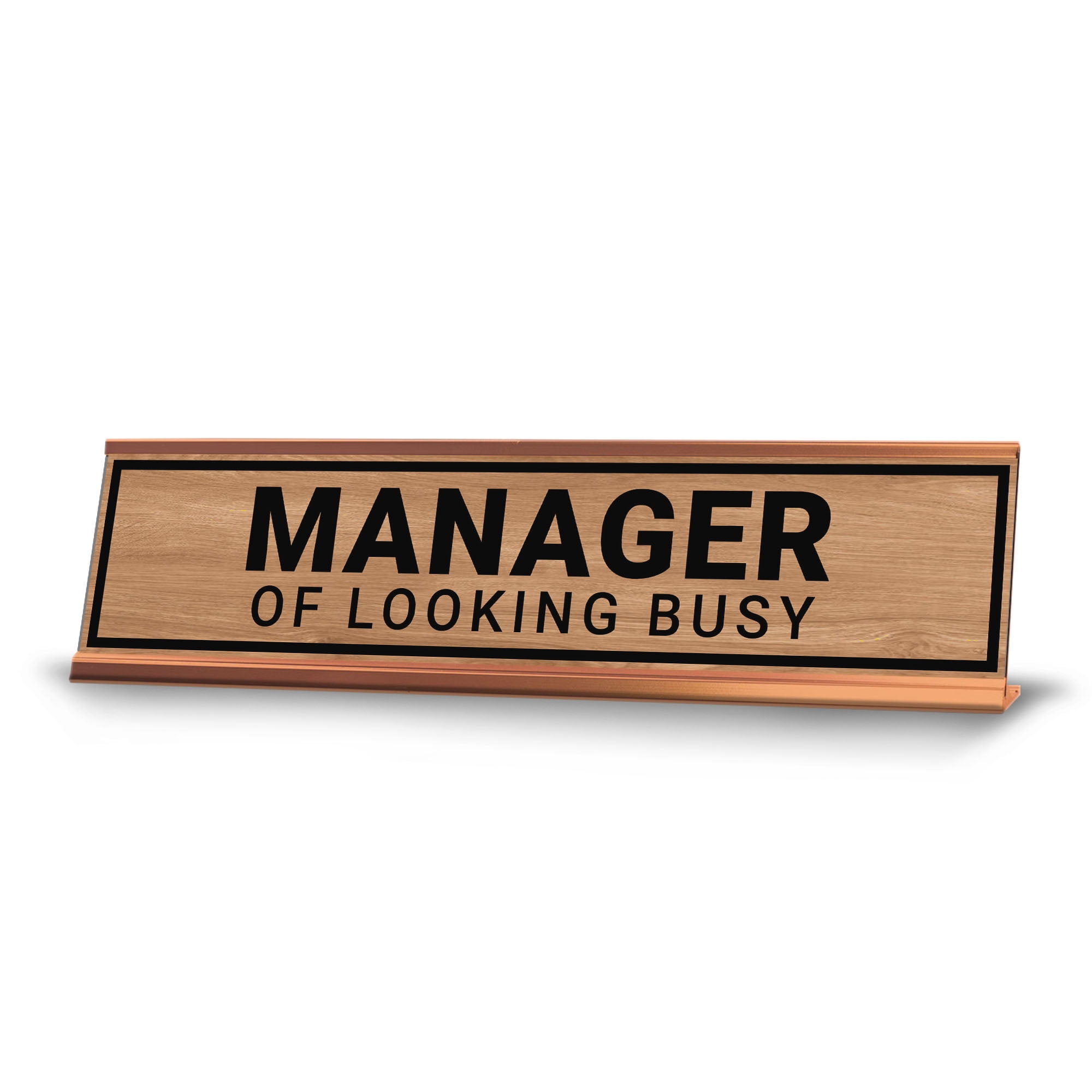 Manager Of Looking Busy Desk Sign (2x10") | Funny Office Decor ...