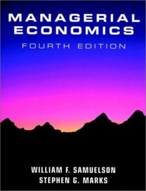Pre-Owned Managerial Economics (Hardcover) 9780470000441 - Walmart.com