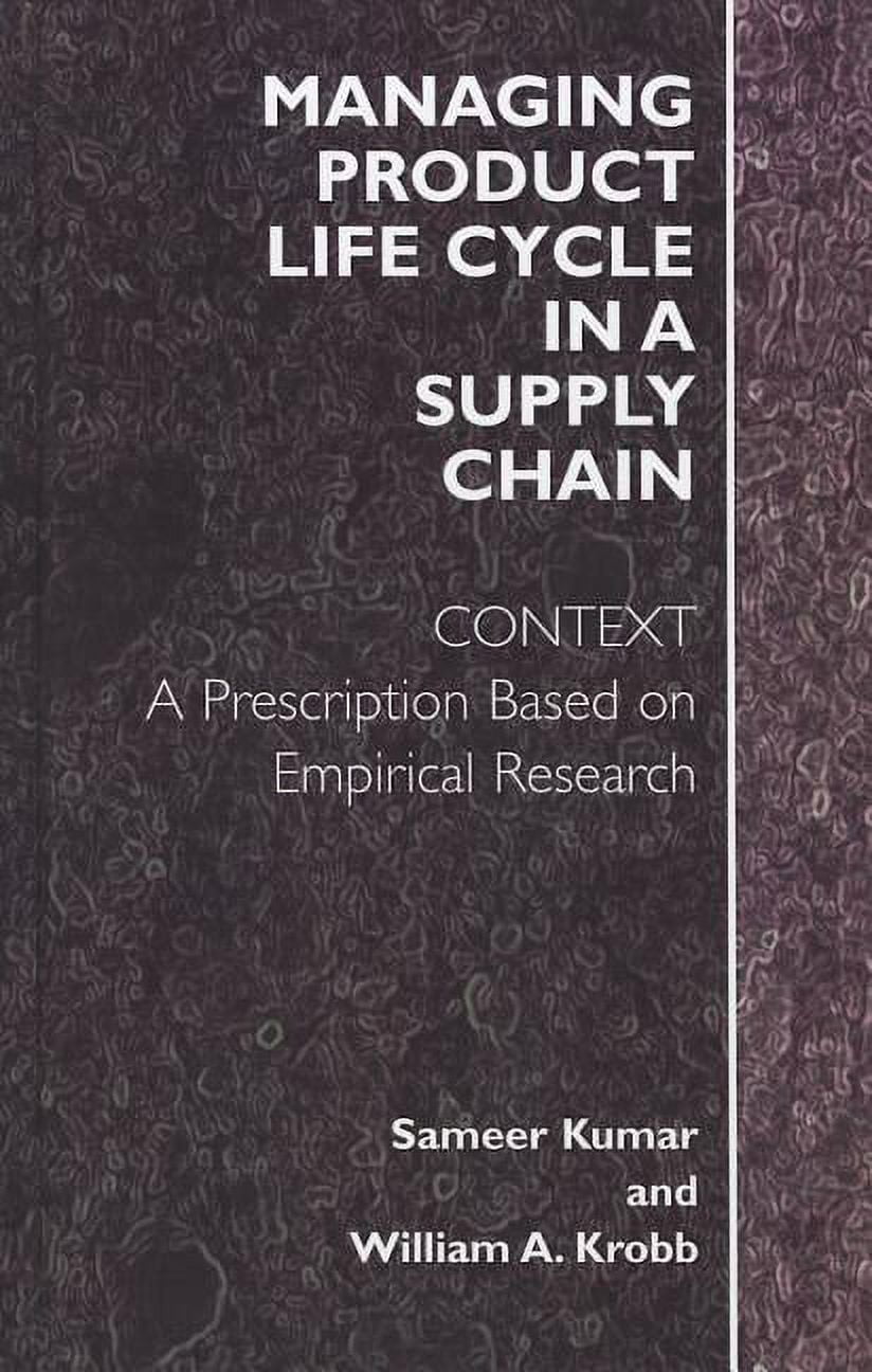 Managing Product Life Cycle in a Supply Chain: Context: A Prescription ...