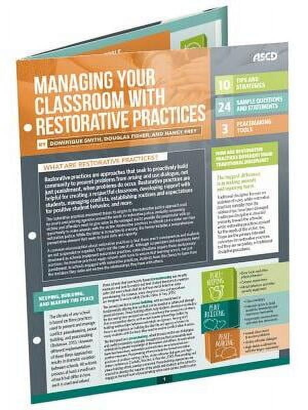 Managing Your Classroom with Restorative Practices (Quick Reference ...