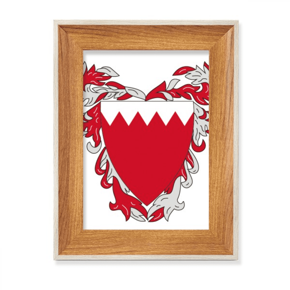Manama Bahrain National Emblem Desktop Wooden Photo Frame Display ...