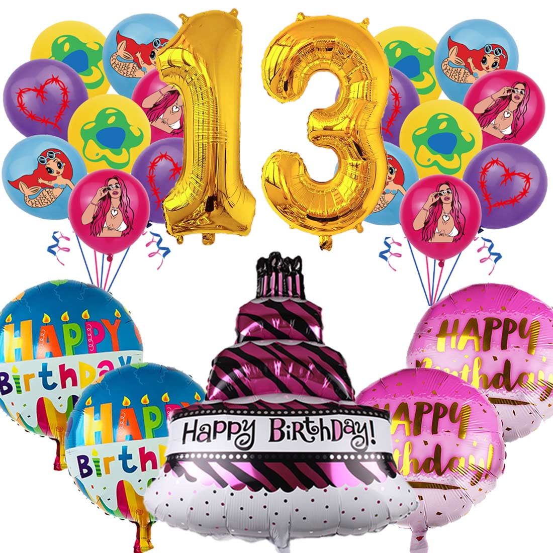 Manana Sera Bonito KAROL G Balloons Party Supplies 13th Big Number ...