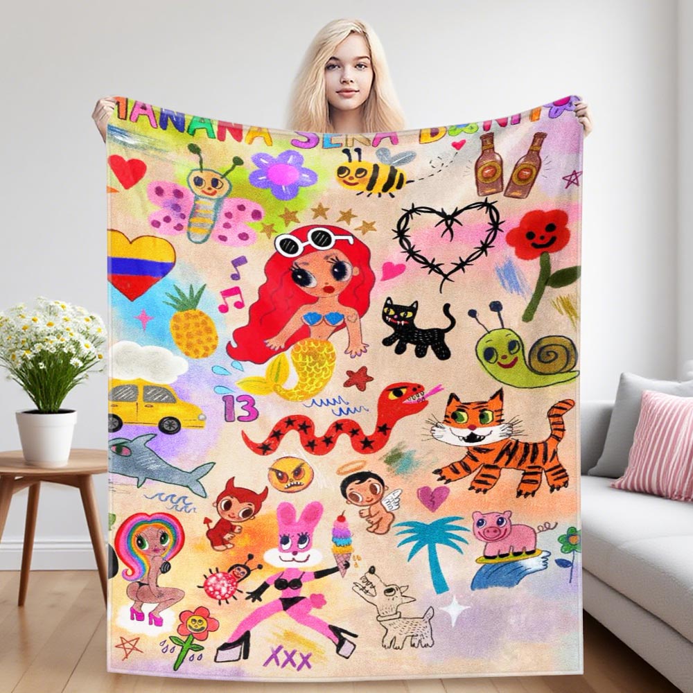 Manana Sera Bonito KAROL G Gifts Blanket For Teen Girls Men Boys Women ...