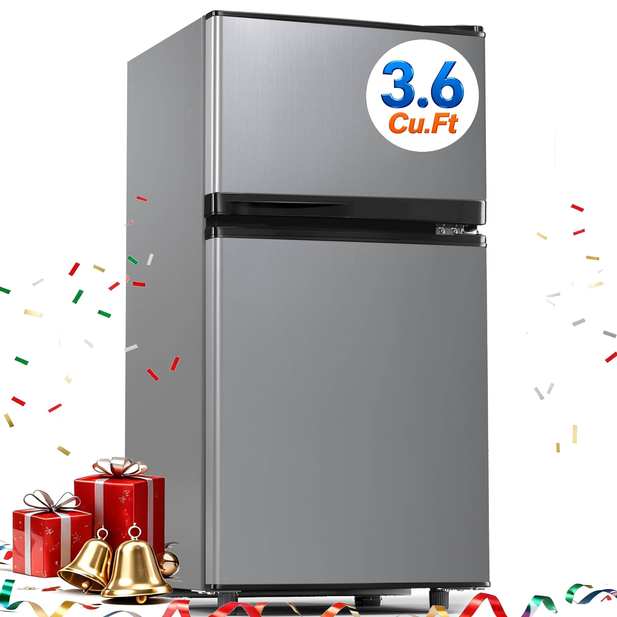 UrbanSync 3.6Cu.Ft Mini Fridge with Freezer – 7 Settings & Adjustable ...