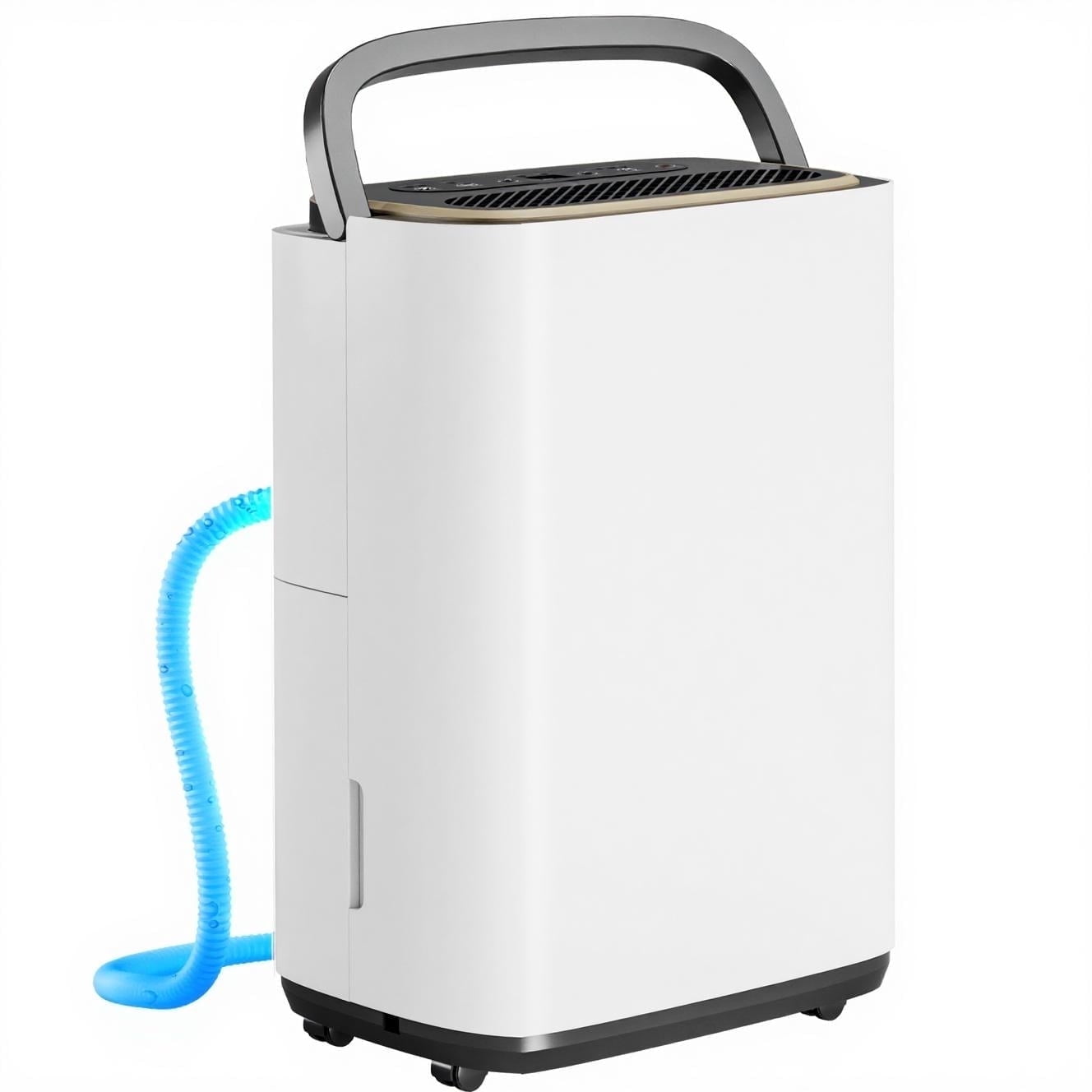 Manastin 50 Pint Dehumidifier, 5,000 Sq. Ft., 1.6 Gallon Tank, Hose for ...