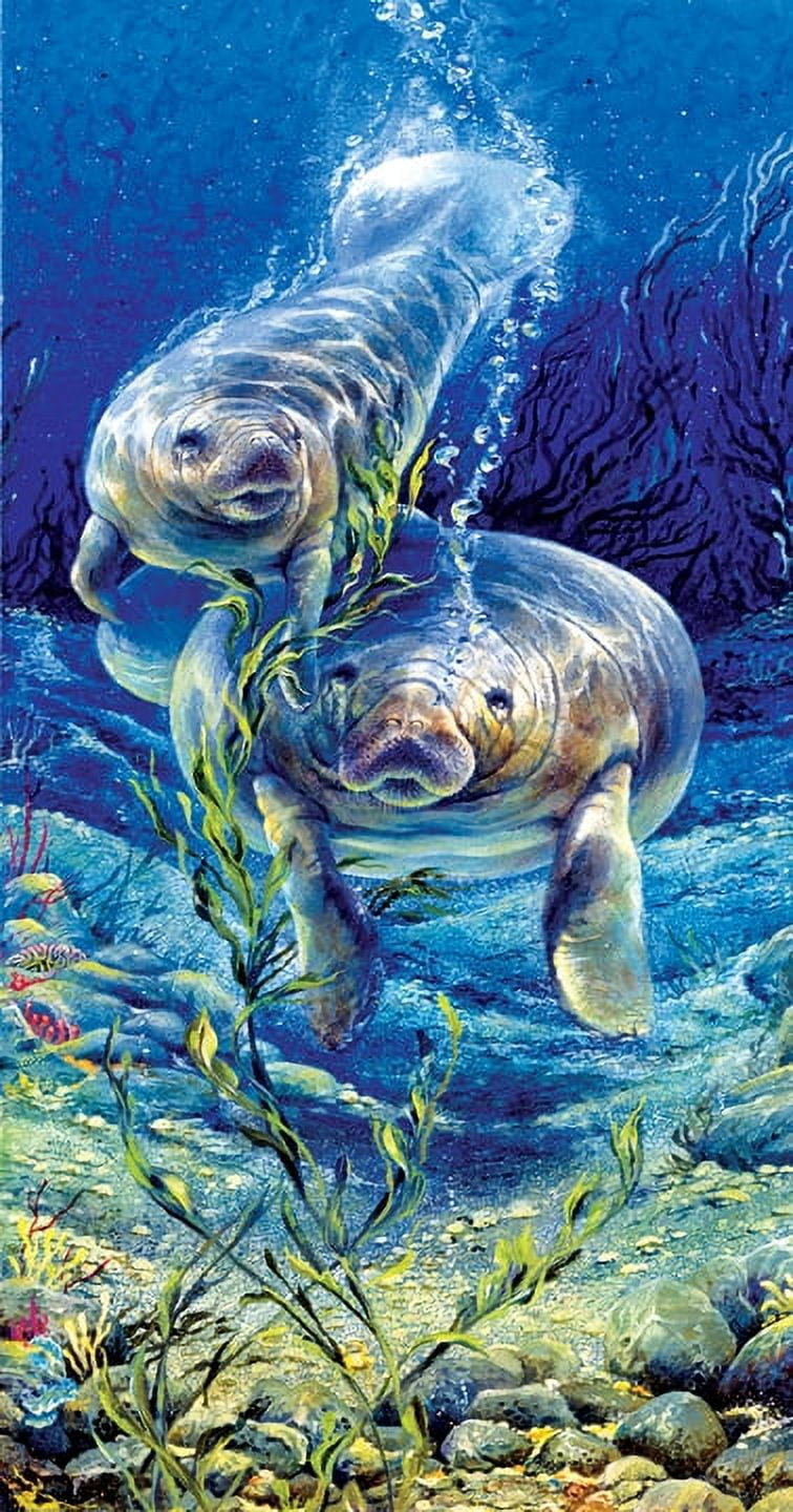Manatee Dive 500 Piece Jigsaw Puzzle by SunsOut - Walmart.com