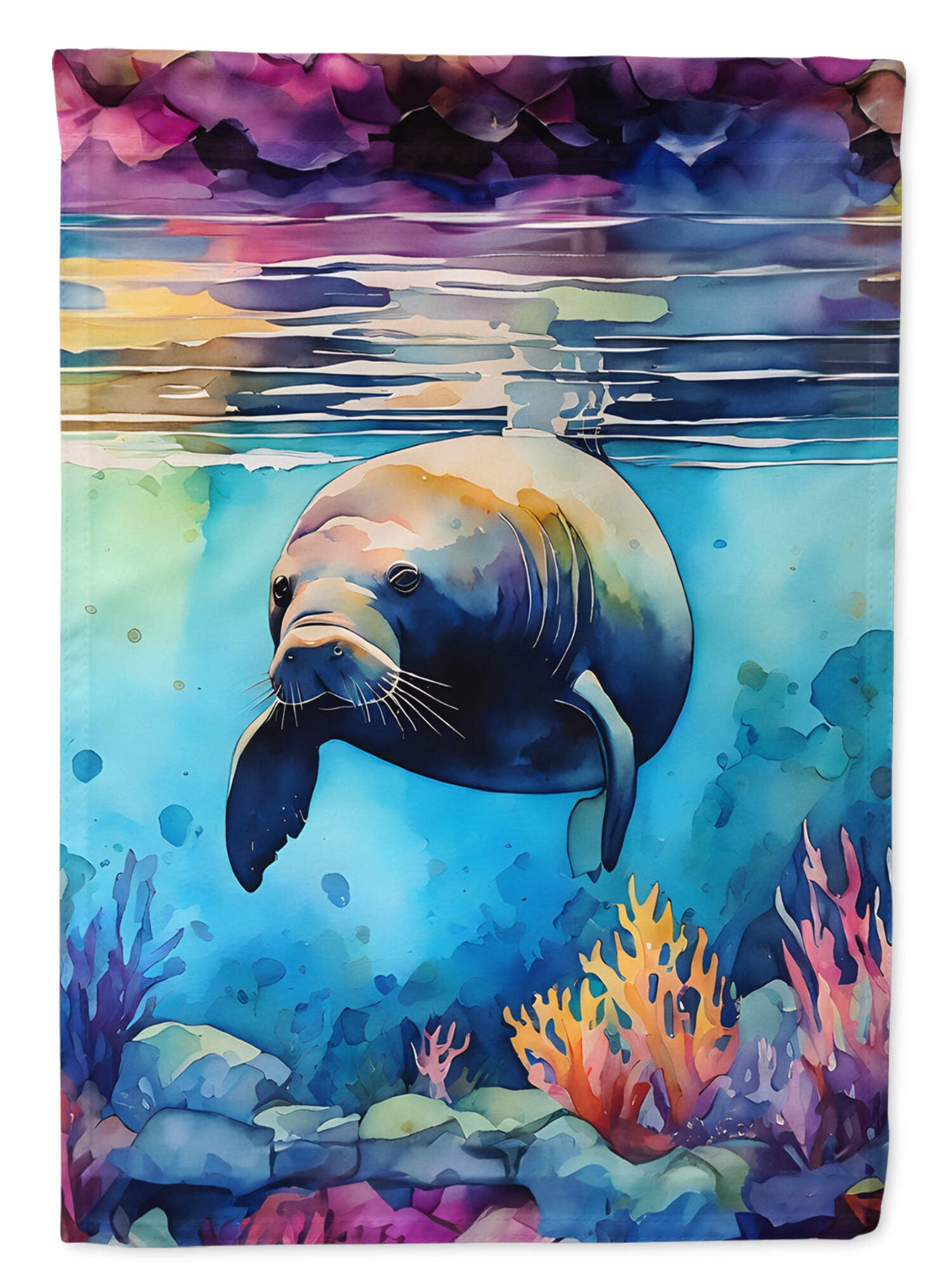Manatee House Flag 28 in x 40 in - Walmart Business Supplies