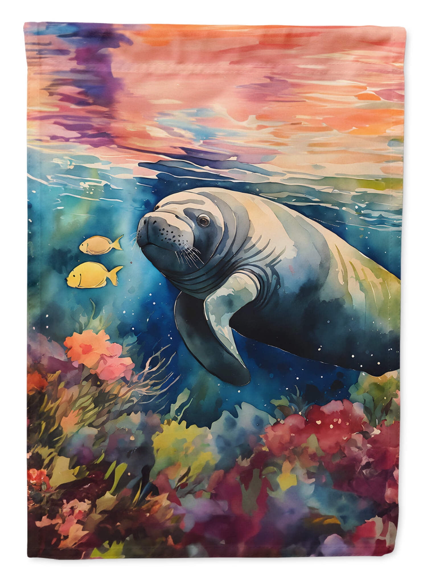 Manatee House Flag 28 in x 40 in - Walmart.com