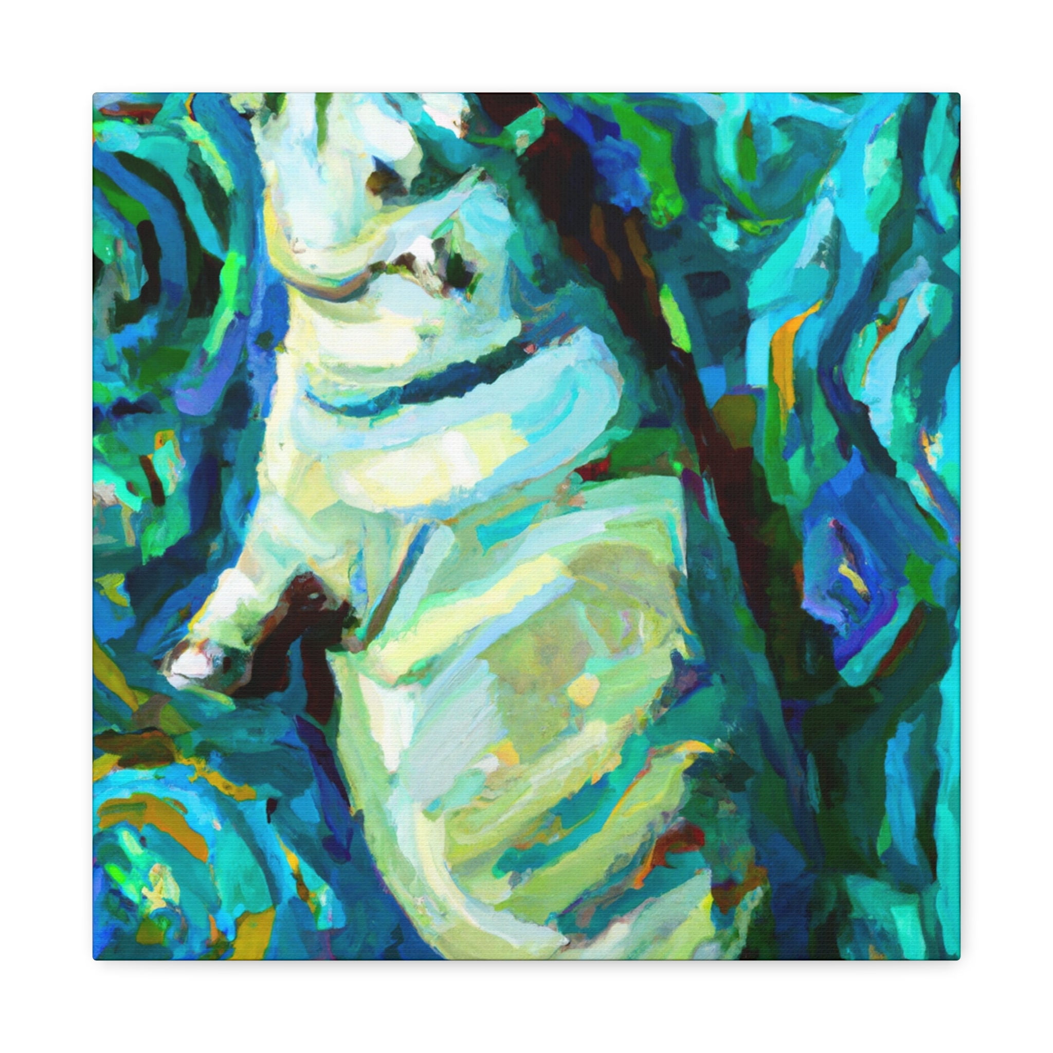 'Manatee in Abstract' - Canvas - Walmart.com
