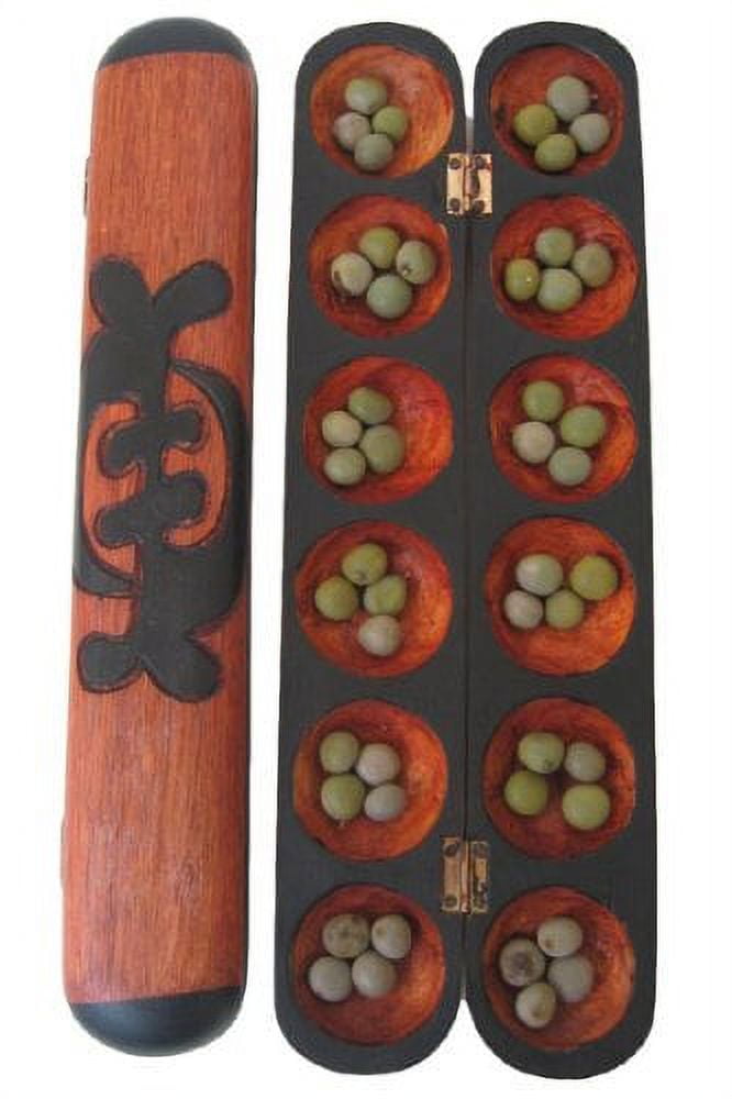 Mancala Oware Seed Game - Brain Teaser, IQ Board, African Counting Math ...
