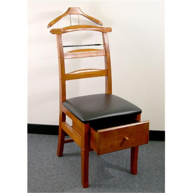 FaceLift First Manchester Chair Valet, Dark Cherry, Solid Wood ...