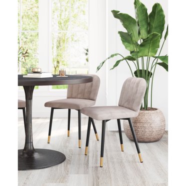 Weston Home Wingston Dining Chair, Set of 2, Gray - Walmart.com