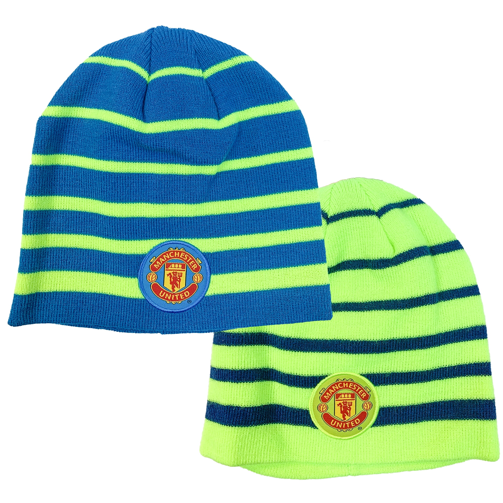 Manchester United Beanie hat Official Licensed set 2 pcs - Walmart.com